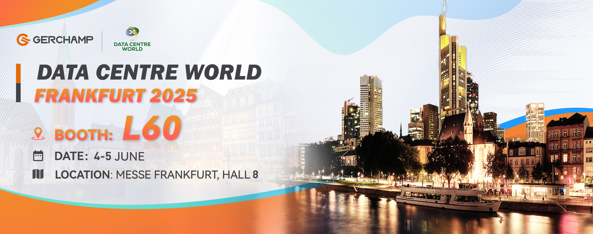 Join Gerchamp at Data Centre World Frankfurt 2025！